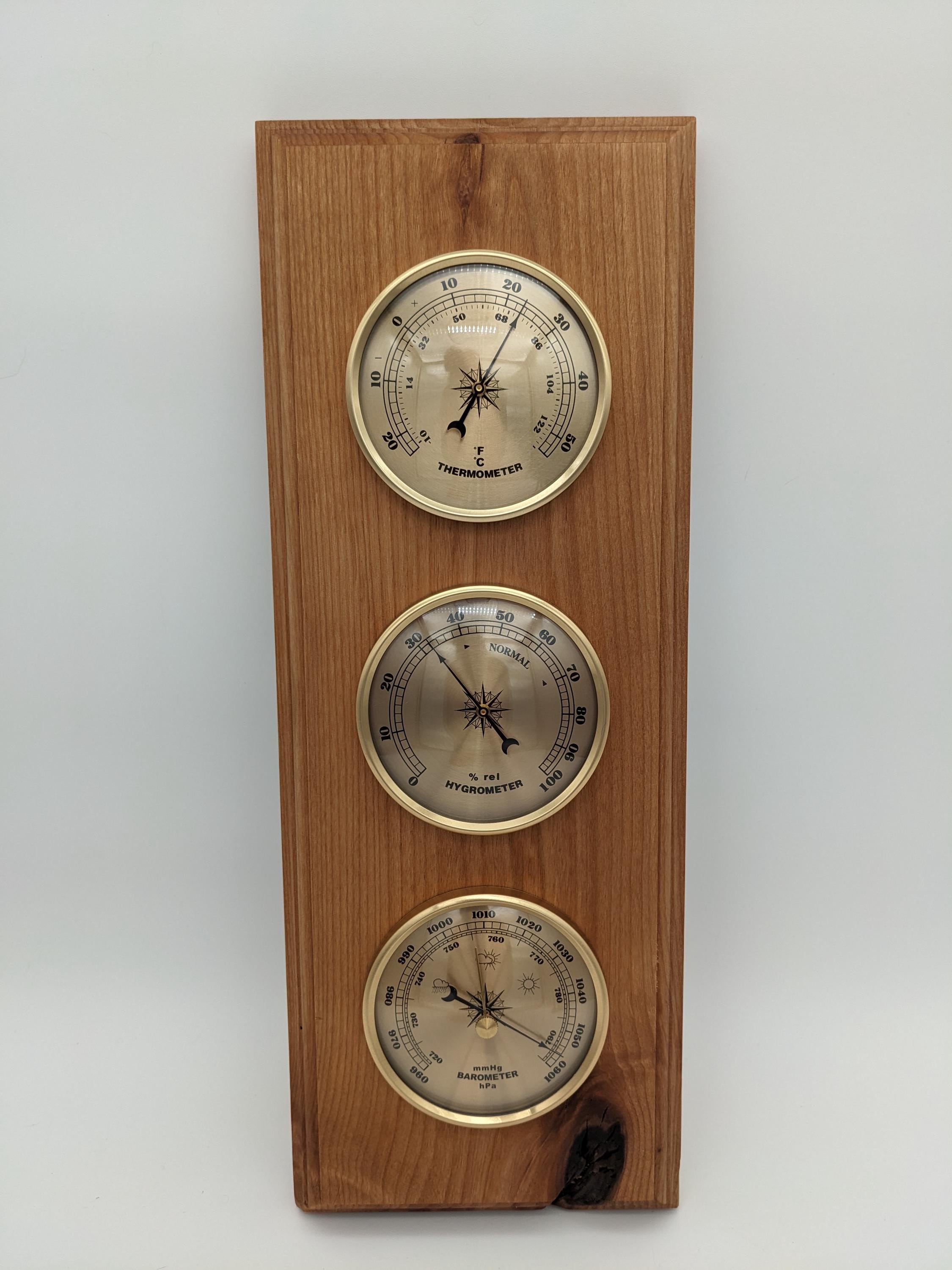 Horizontal Decorative Wall-hanging Weather Station--thermometer ...