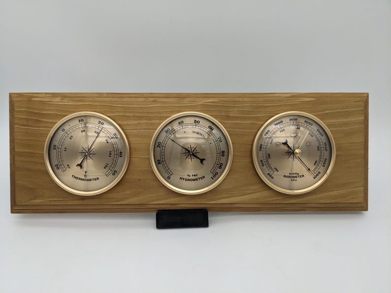 Horizontal Decorative Wall-hanging Weather Station--thermometer ...