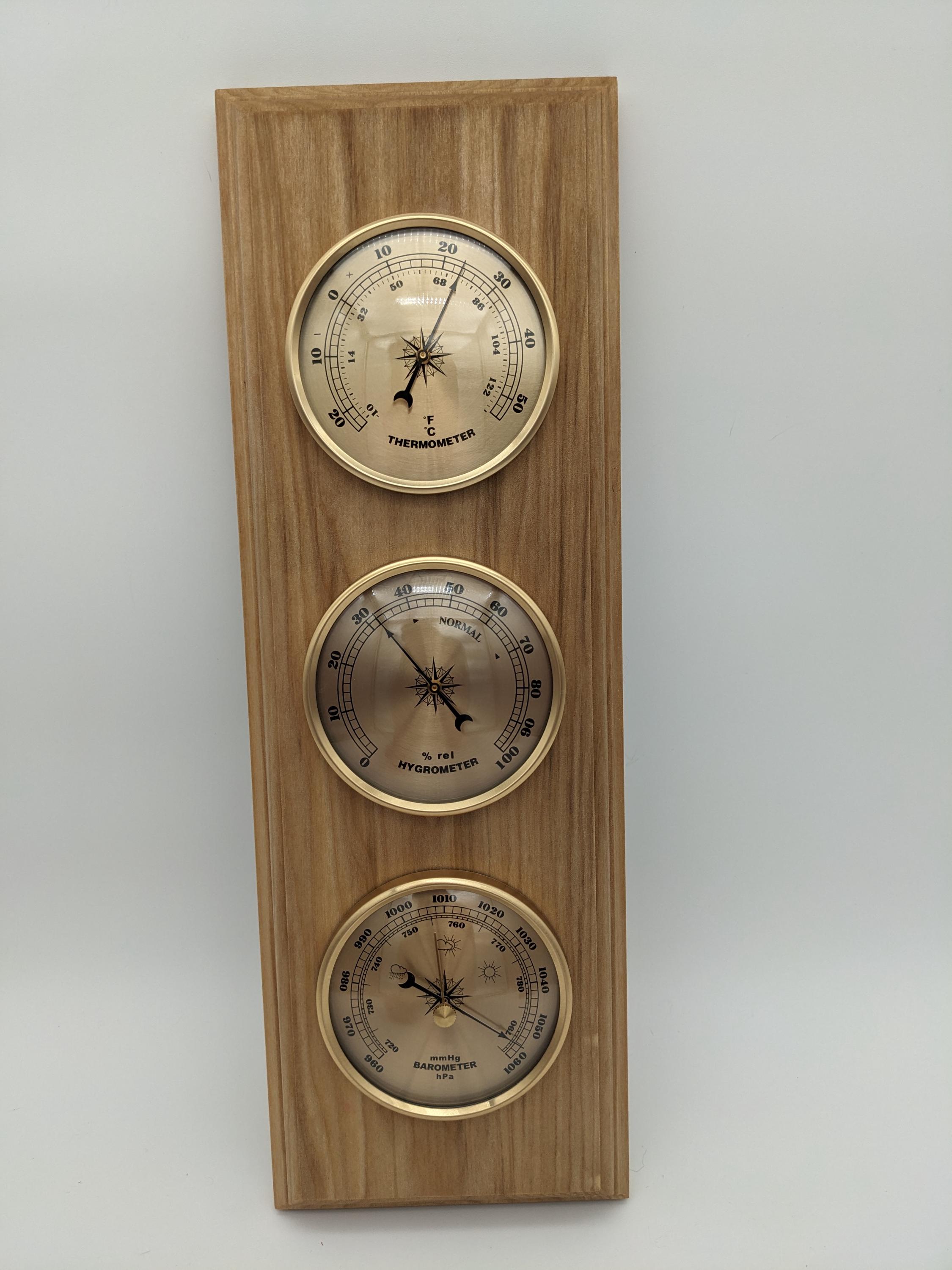 Horizontal Decorative Wall-hanging Weather Station--thermometer ...