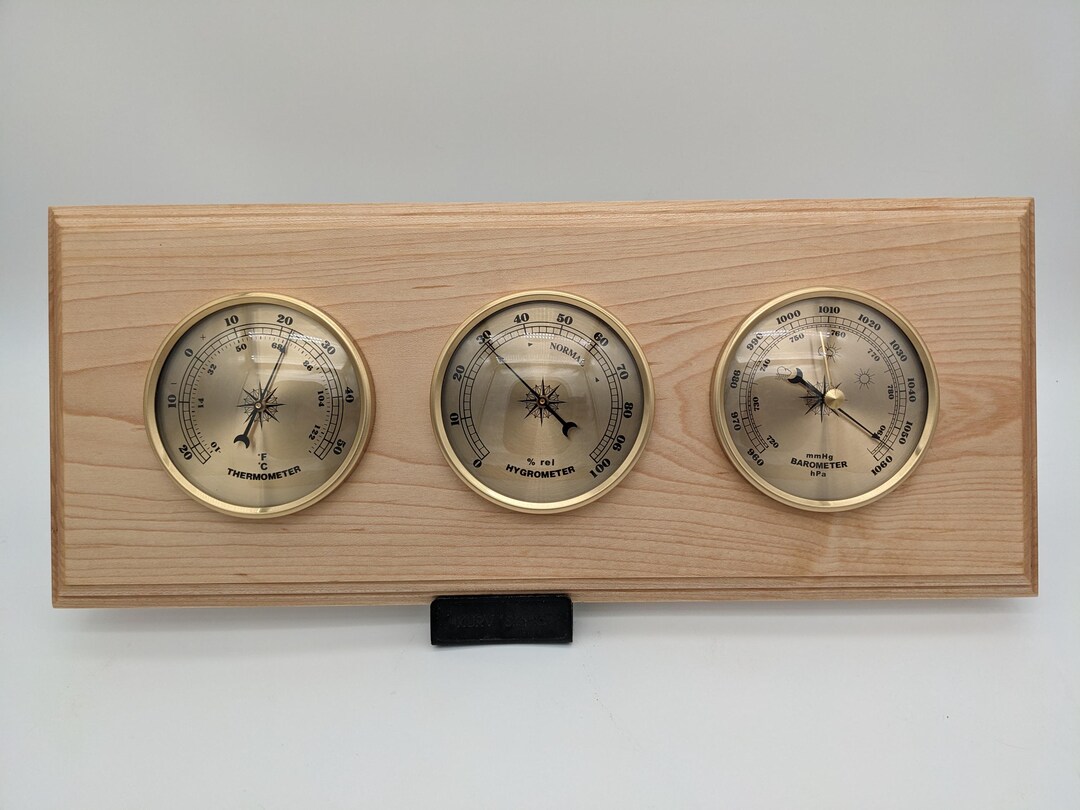 Horizontal Decorative Wall-hanging Weather Station--thermometer ...