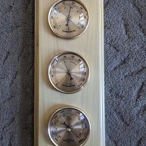 Decorative Wall-hanging Weather Station--thermometer, Hygrometer, and ...