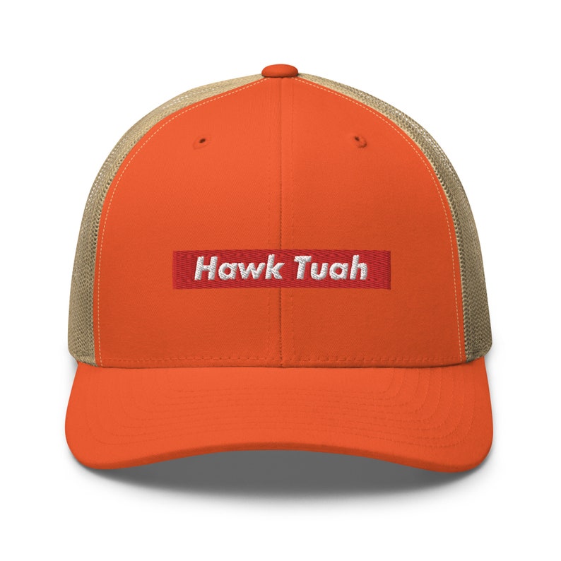 Hawk Tuah Box Logo Trucker Hat - Etsy Australia
