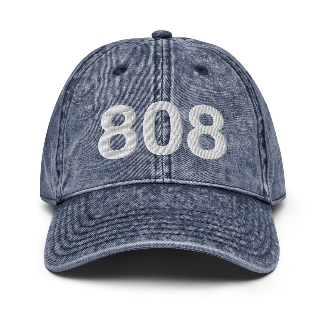 808 Honolulu Area Code Faded Dad Hat - Etsy