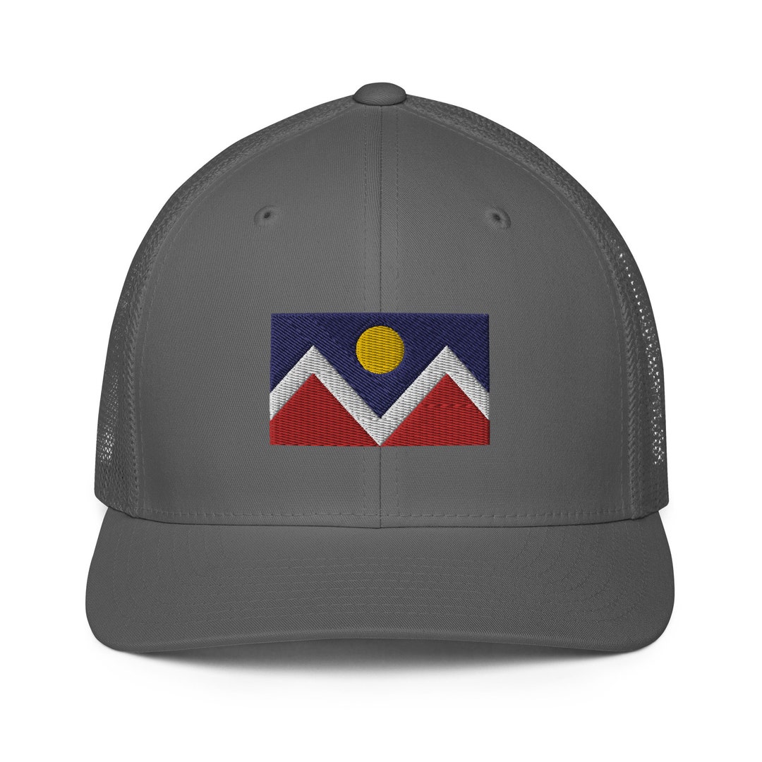 Denver Colorado Flag Closed Back Trucker Hat - Etsy