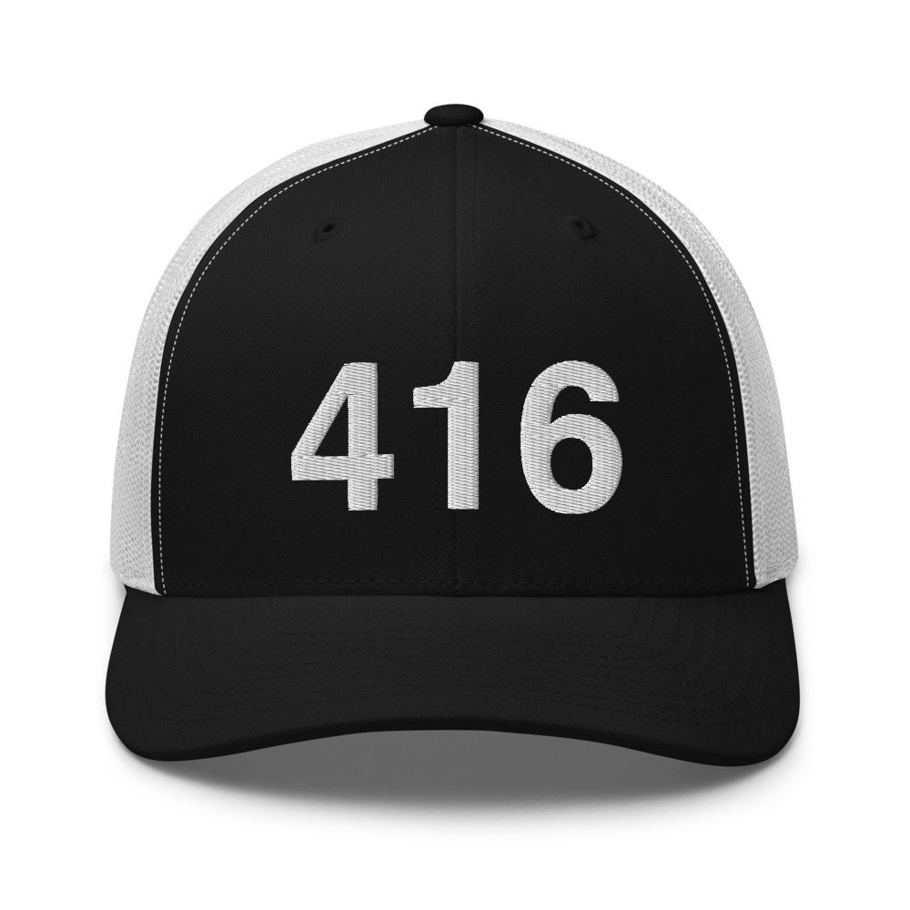 416 Toronto Area Code Trucker Hat - Etsy