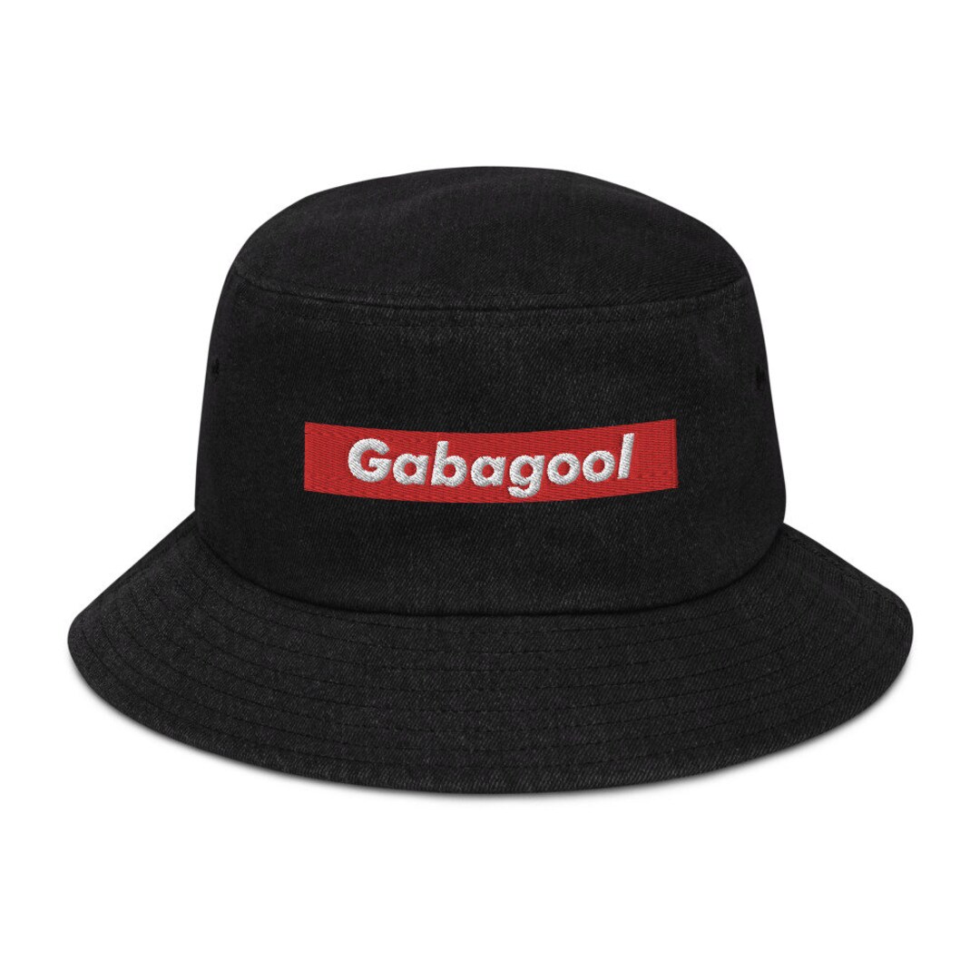 Gabagool Box Logo Denim Bucket Hat - Etsy