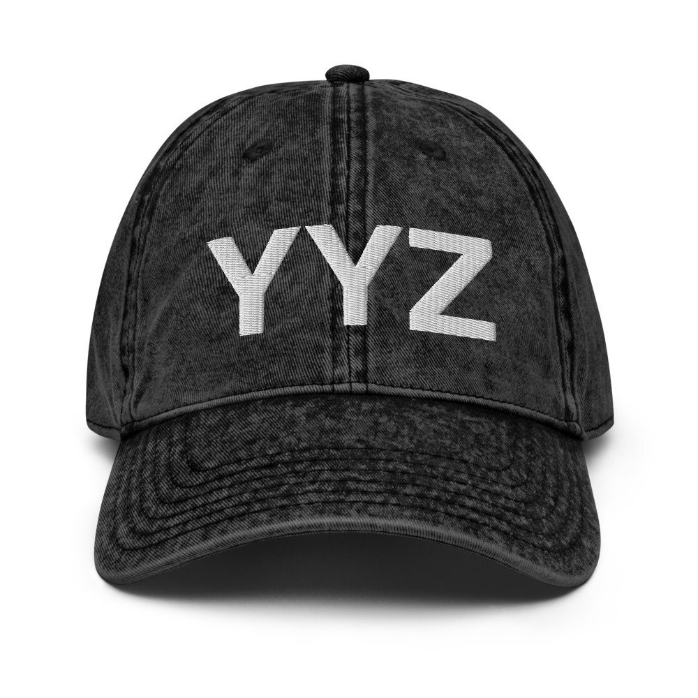YYZ Toronto Airport Code Faded Dad Hat - Etsy