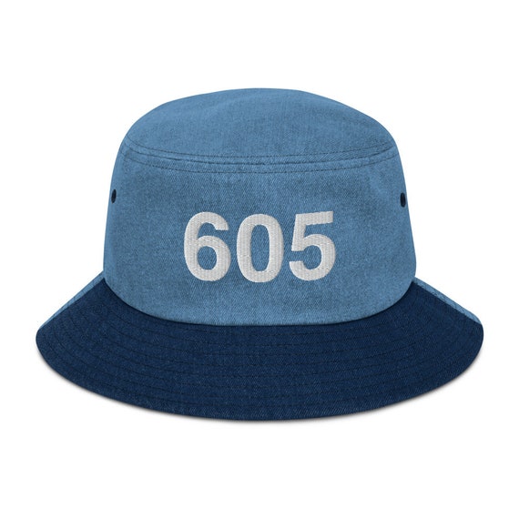 605 South Dakota Area Code Denim Bucket Hat - Etsy
