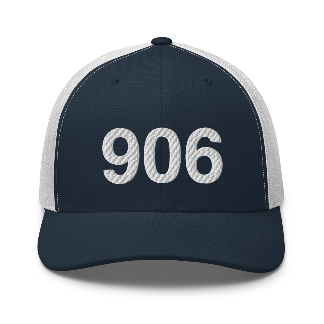 906 Upper Peninsula MI Area Code Trucker Hat - Etsy