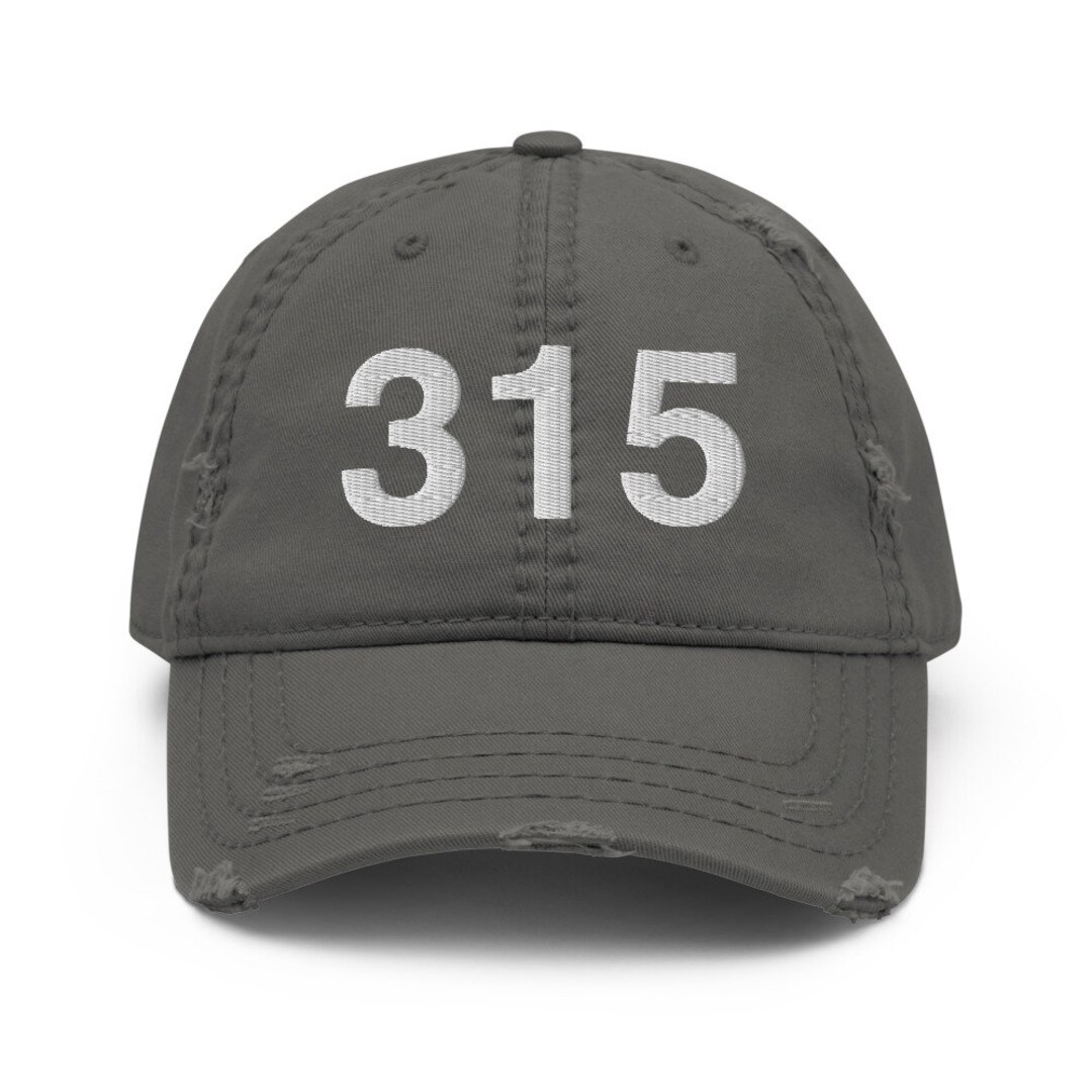 315 Upstate NY Area Code Distressed Dad Hat - Etsy