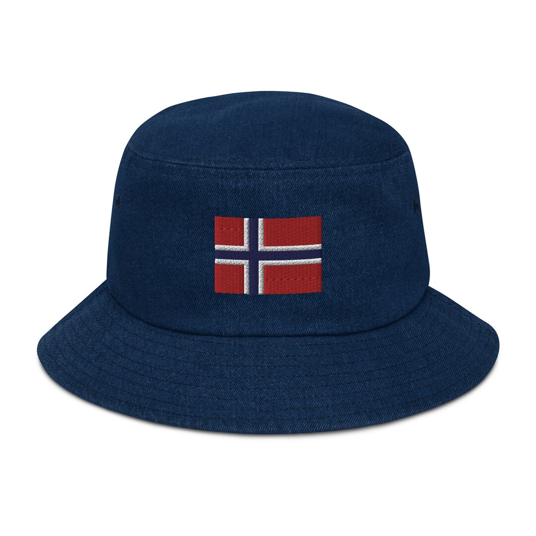 Flag of Norway Denim Bucket Hat - Etsy