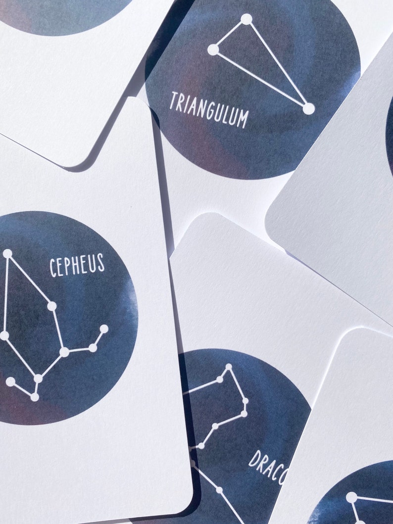 Star Constellation Flashcards, Orion, Draco, Little and Big Dipper ...