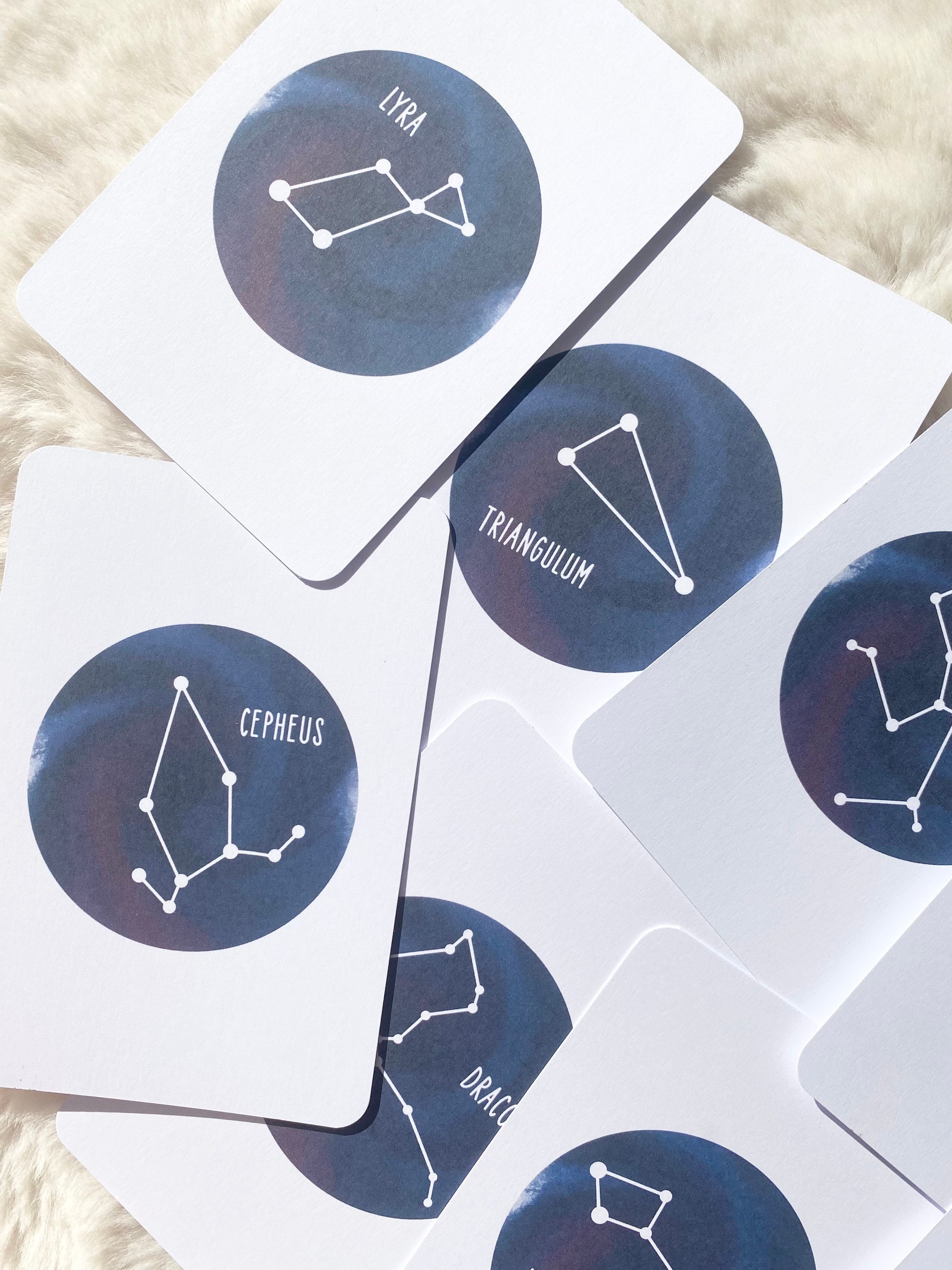 Star Constellation Flashcards, Orion, Draco, Little and Big Dipper ...