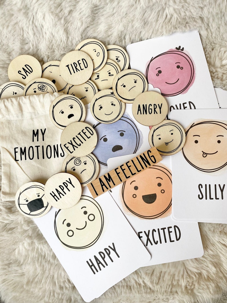 Complete Emotion Flashcards Bundle X18 Feelings Card, Kids Mental ...