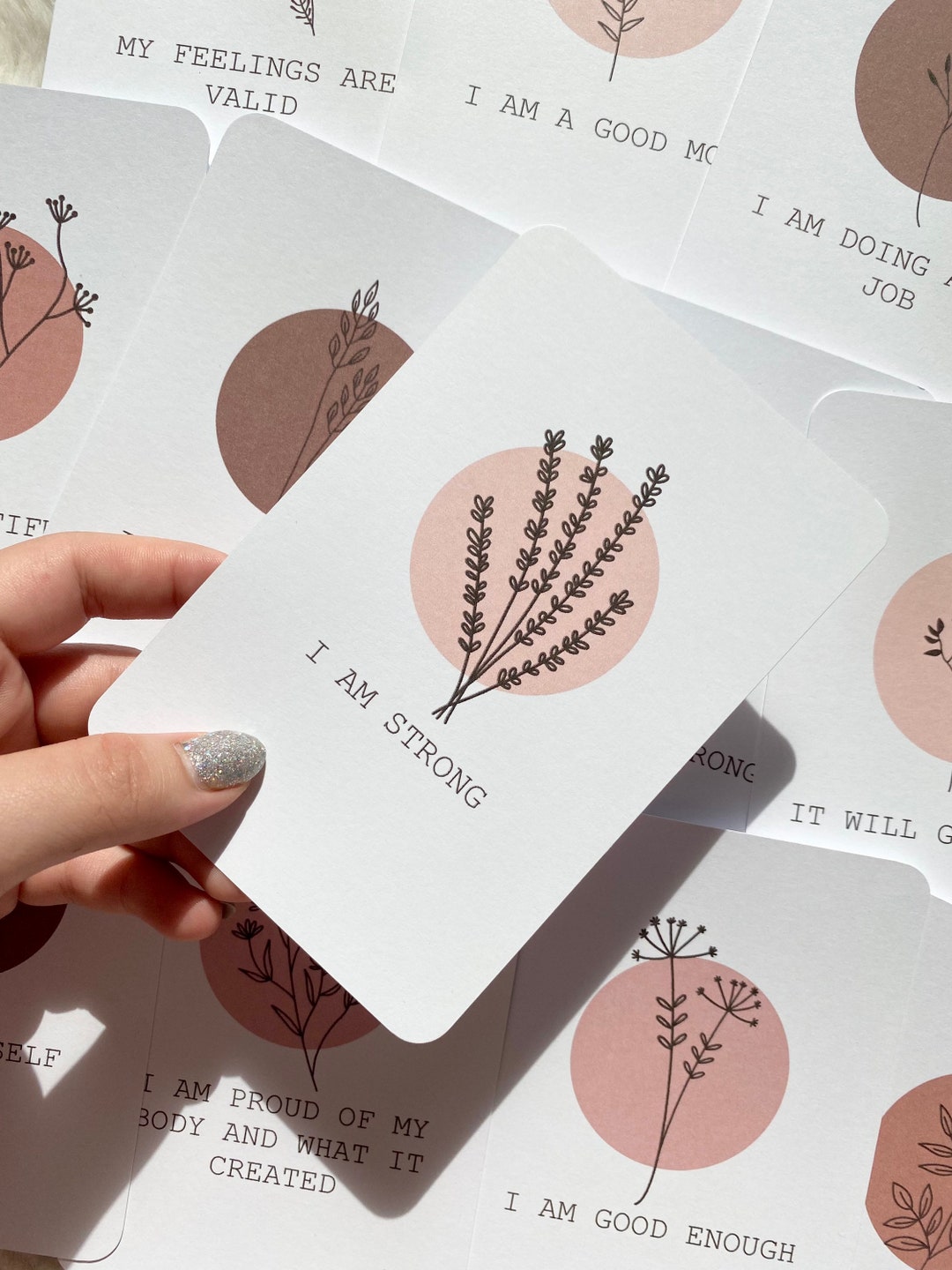 Postpartum Affirmation Cards, Postpartum Recovery, Postpartum Journey ...