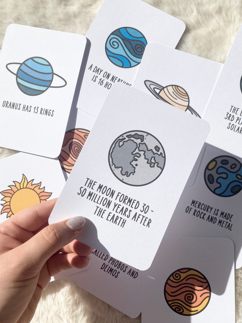 Solar System Flashcards, Planets, Space Flashcards, Universe, Astronaut ...