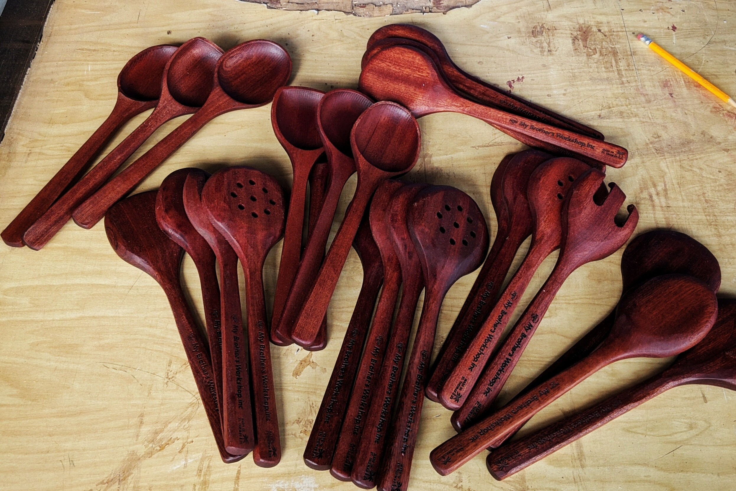 CNC Wooden Utensil Set Vectric Aspire(**aspire Only***) + Vector File ...