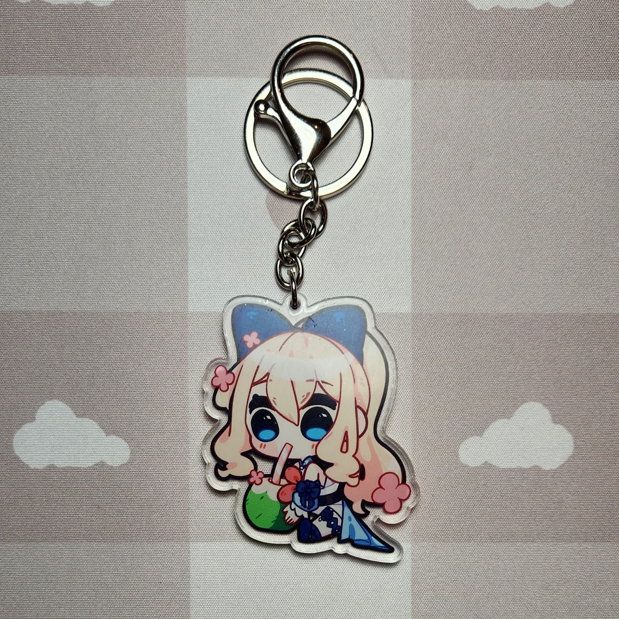 Genshin Impact Jean and Barbara Summer Outfit Acrylic Keychains - Etsy