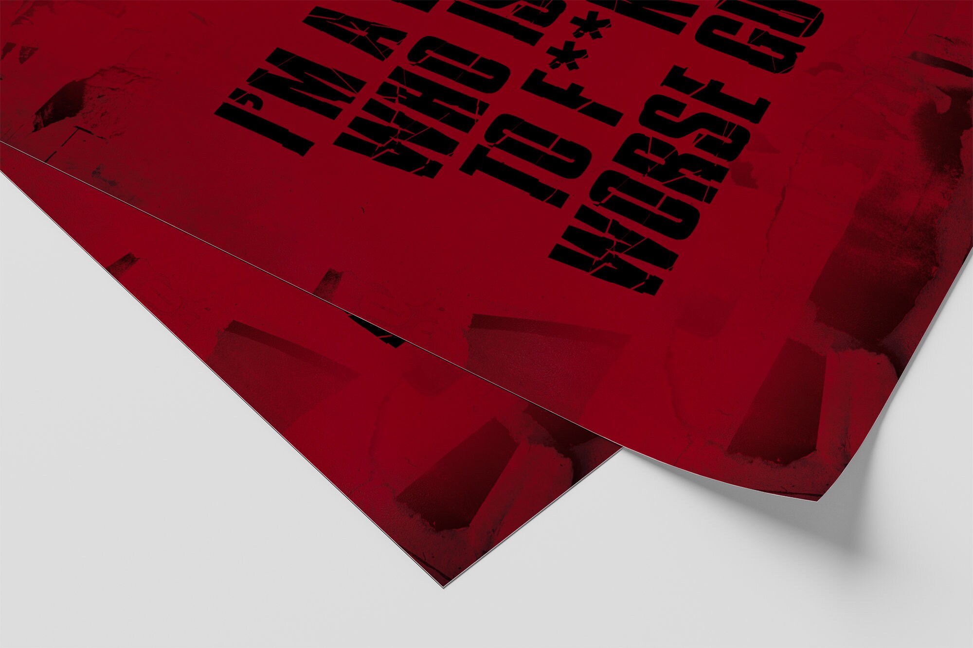 Deadpool bad Guy Marvel, Fan Art, Superhero Premium Poster Ideal for ...