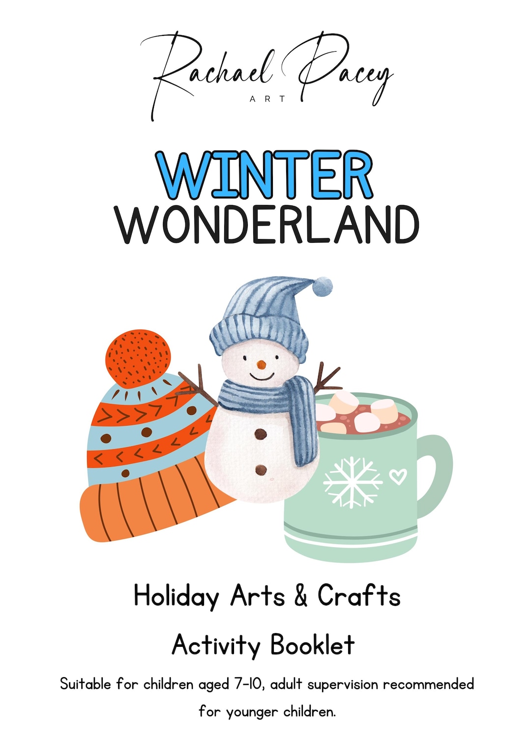 Winter Wonderland Arts and Crafts Activity Booklet 15 Printable ...