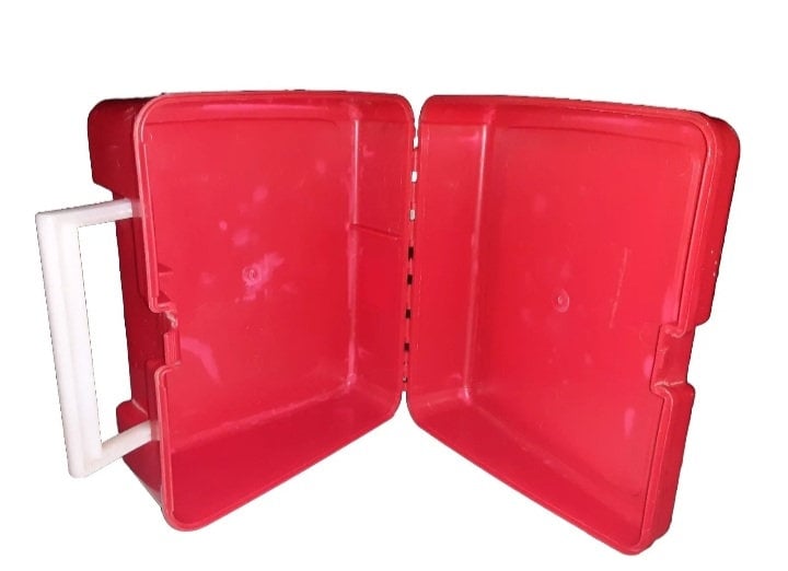 Thermos Brand Herman Toys 1987 Pee-wees Play House Red Plastic Lunch ...