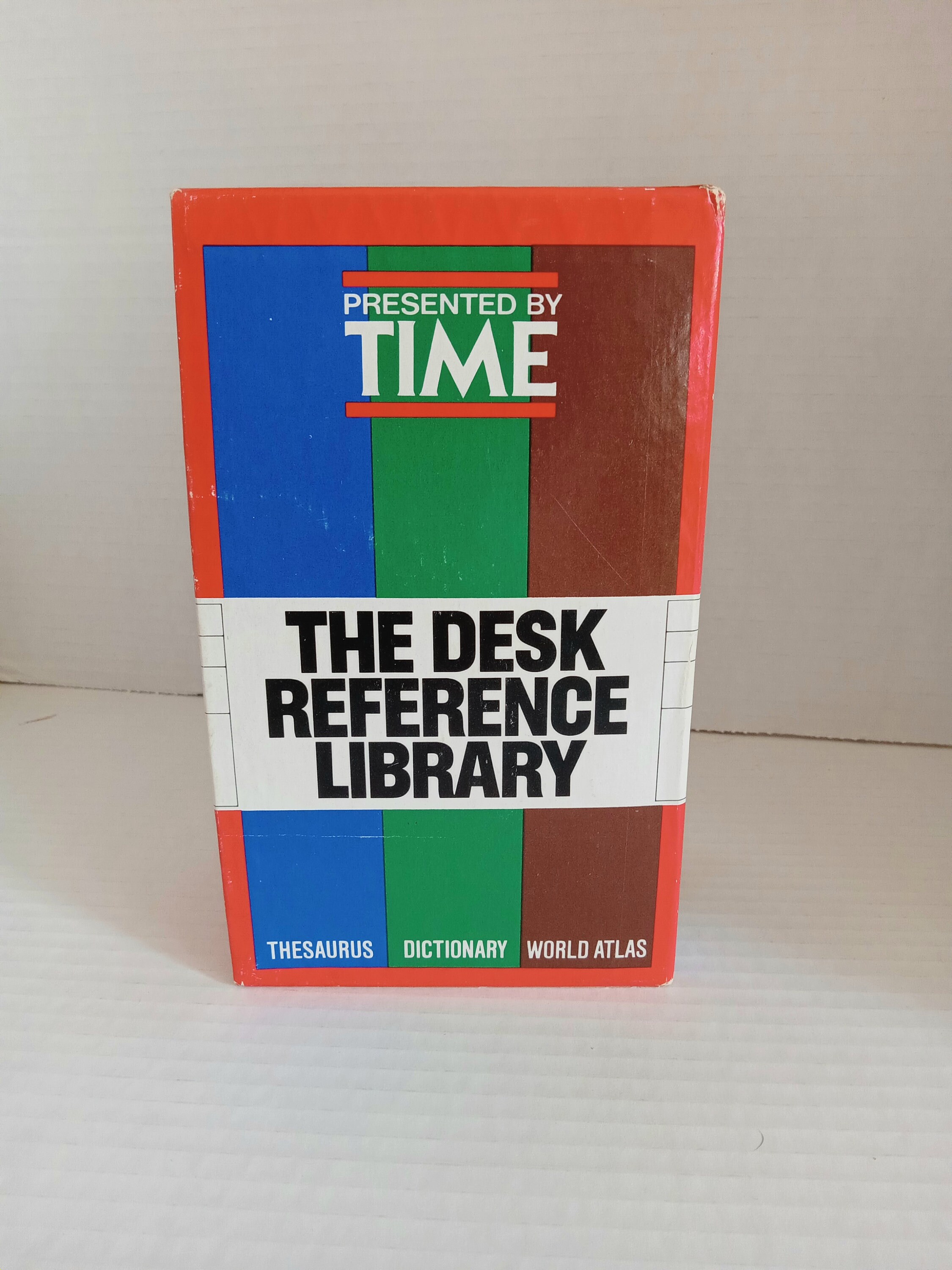 1978 Time Desk Reference Library~world Atlas,thesaurus,dictionary in ...