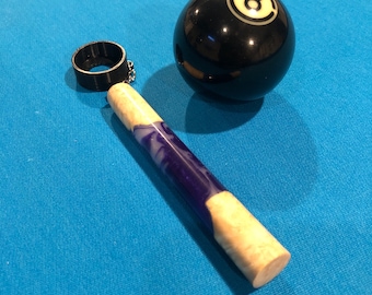 Resin Pool Chalk Holder Green and Blue Epoxy With Square, Round or ...