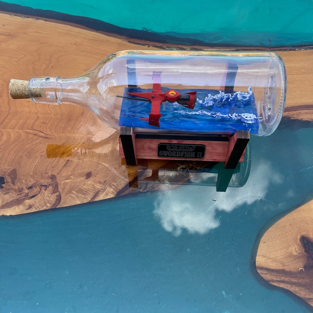 Cowboy Bebop Swordfish II in a Bottle Over Water - Etsy