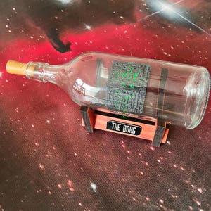 Lighted Borg Cube Starship in a Beer Bottle - Etsy