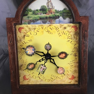 Magical Wizard Wood Clock With Your Custom Photos - Etsy