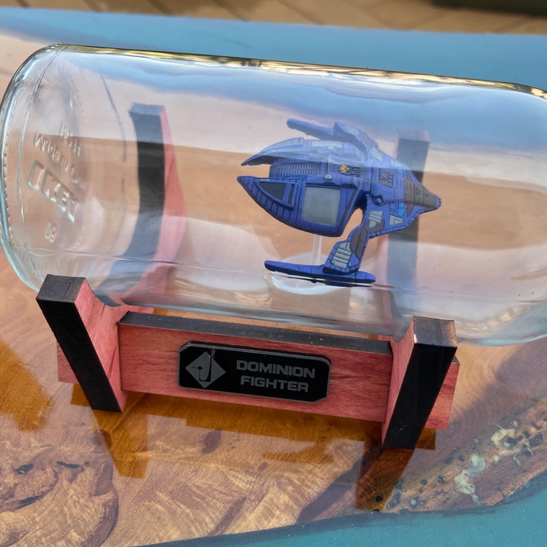 Star Trek Jem’hadar Dominion Fighter in a Bottle - Etsy