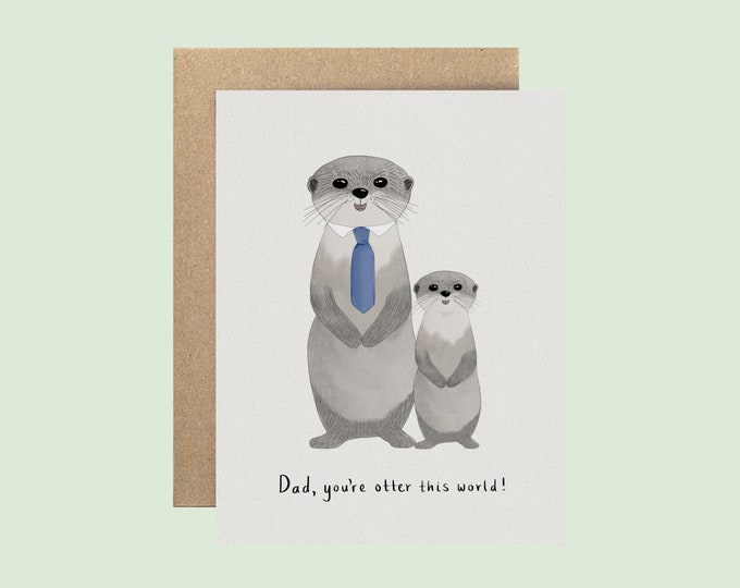 Cute Otter Graduation Card - Etsy Canada