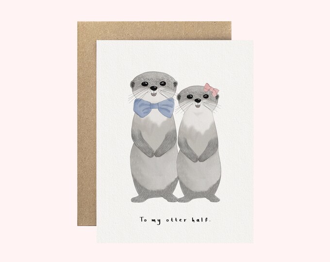 Cute Otter Graduation Card - Etsy Canada