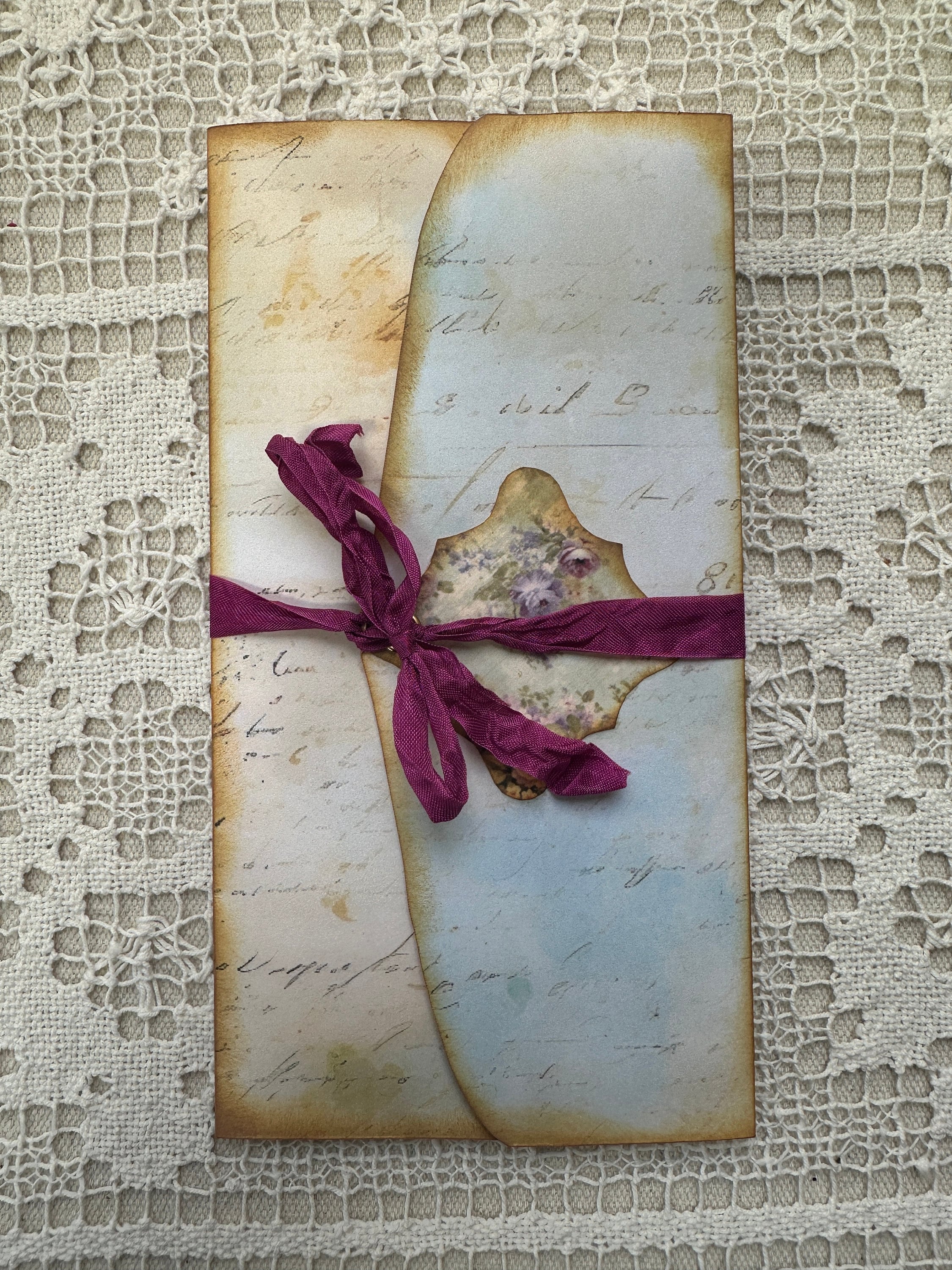 Mini Junk Journal Folio Kit, Ephemera Holder, Junk Journal Insert ...