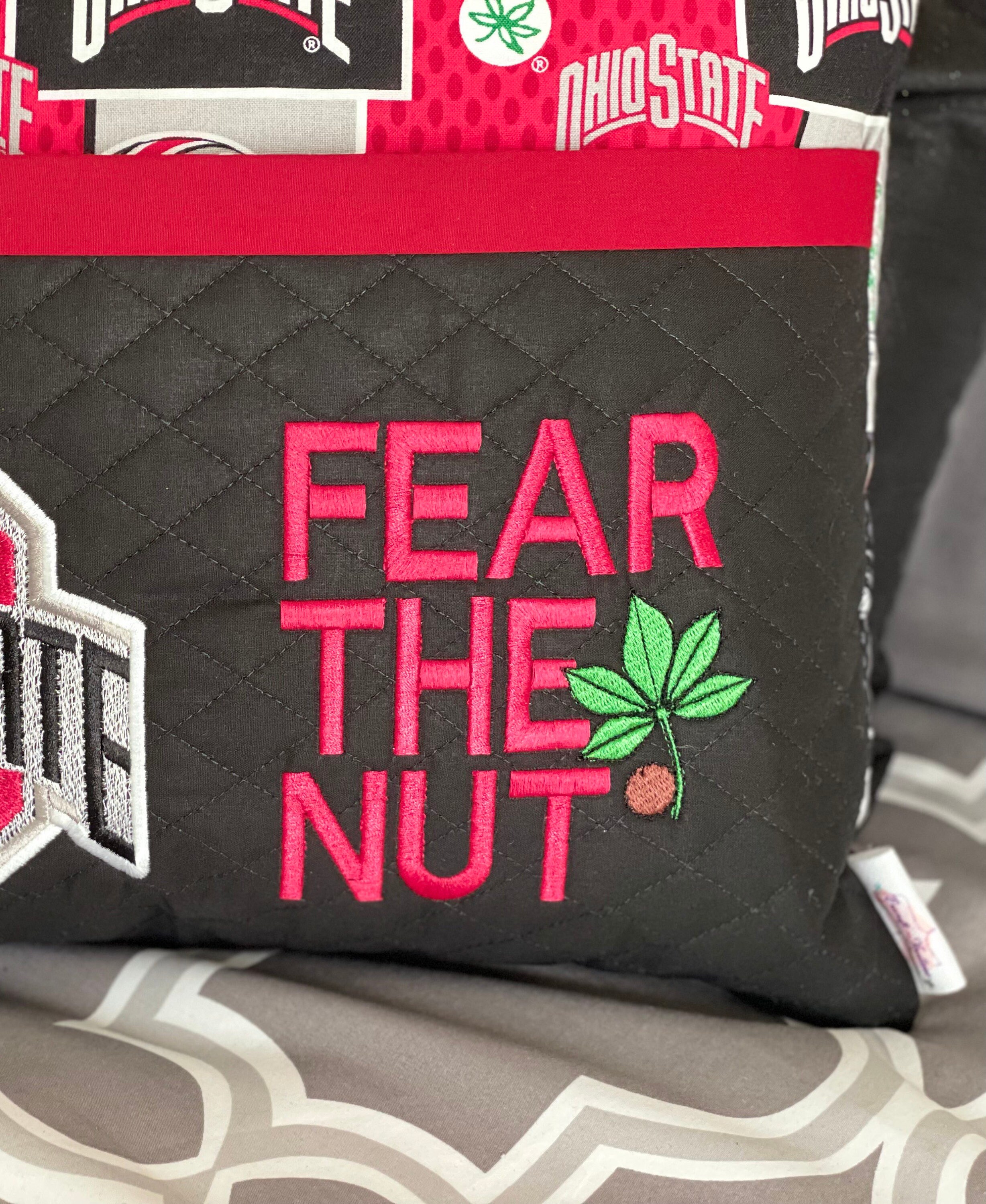 Fear the Nut Ohio State University Embroidery Design File 5x7 - Etsy
