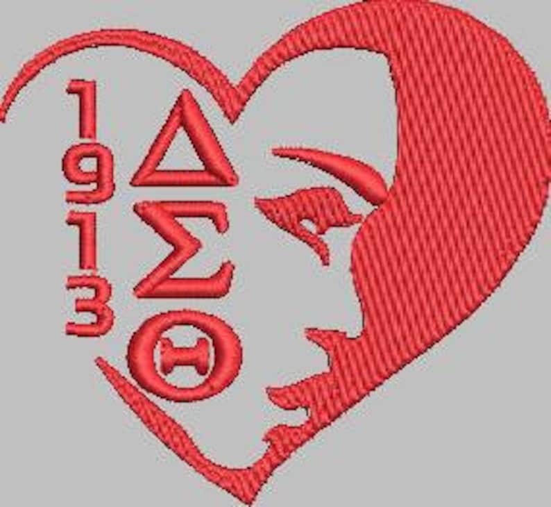 Delta Sigma Theta Embroidery Design File 2sizes 3x3 2x2 - Etsy