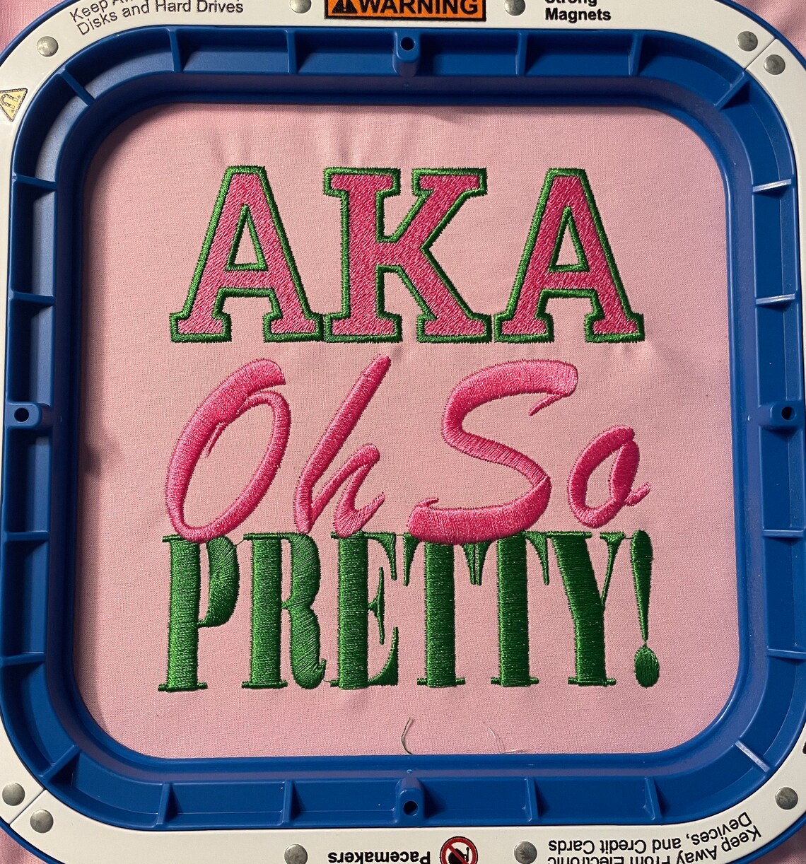 AKA 1908 Alpha Kappa Alpha Embroidery Design File 6x6 - Etsy