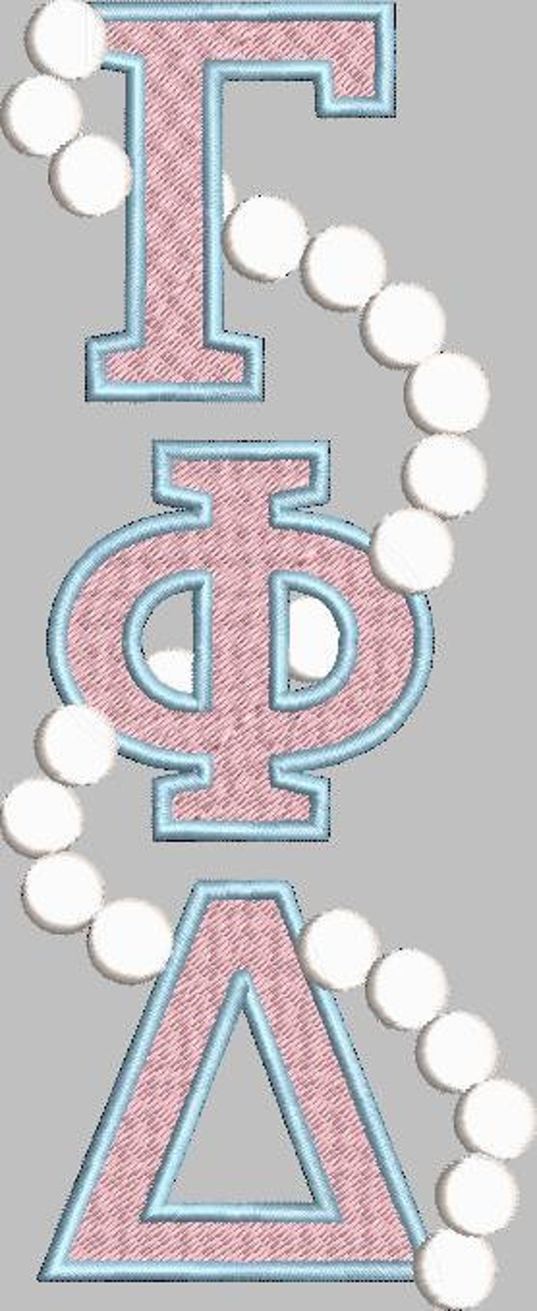 Gamma Phi Delta Embroidery Design File - Etsy