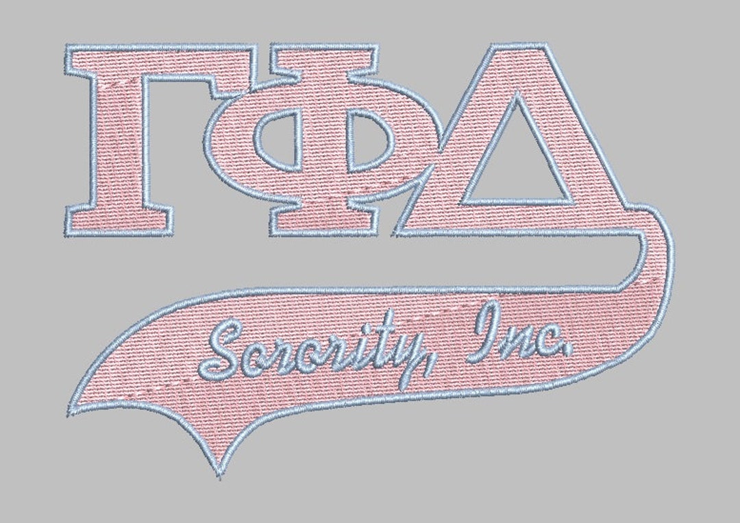 Gamma Phi Delta Embroidery Design File - Etsy