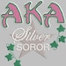 AKA Silver Soror Embroidery Applique Design File AKA 1908 Alpha Kappa ...