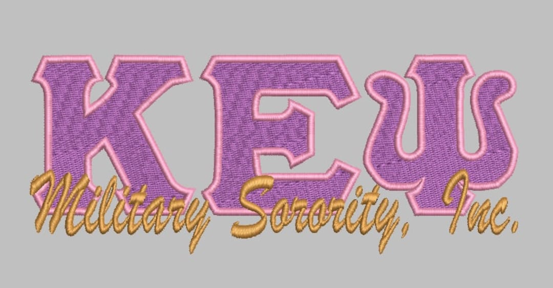 KEY Kappa Epsilon Psi Embroidery Design File 5x7 - Etsy
