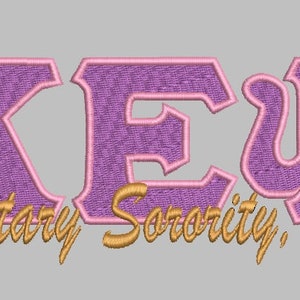 KEY Kappa Epsilon Psi Embroidery Design File 5x7 - Etsy