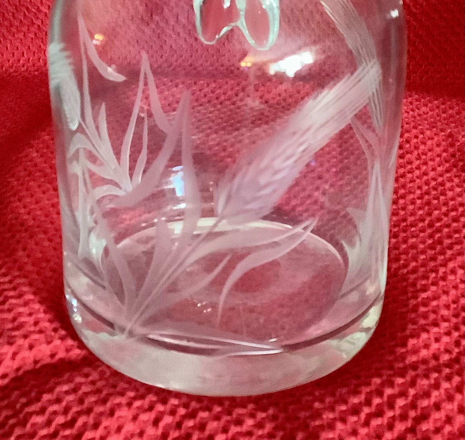 Vintage Etched Wheat Pattern Glass Pitcher - Etsy