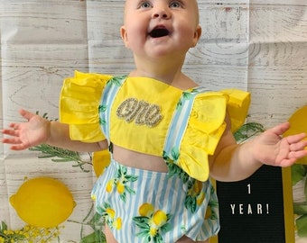 Lemon Toddler Outfit - Etsy