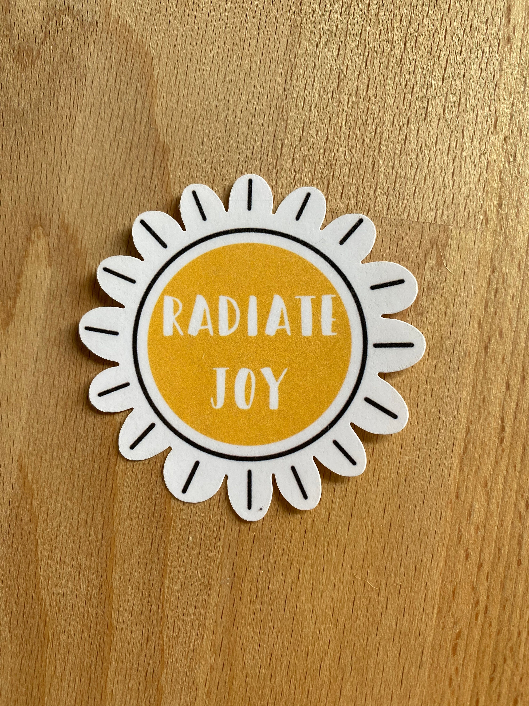 Radiate Joy Sticker | Etsy