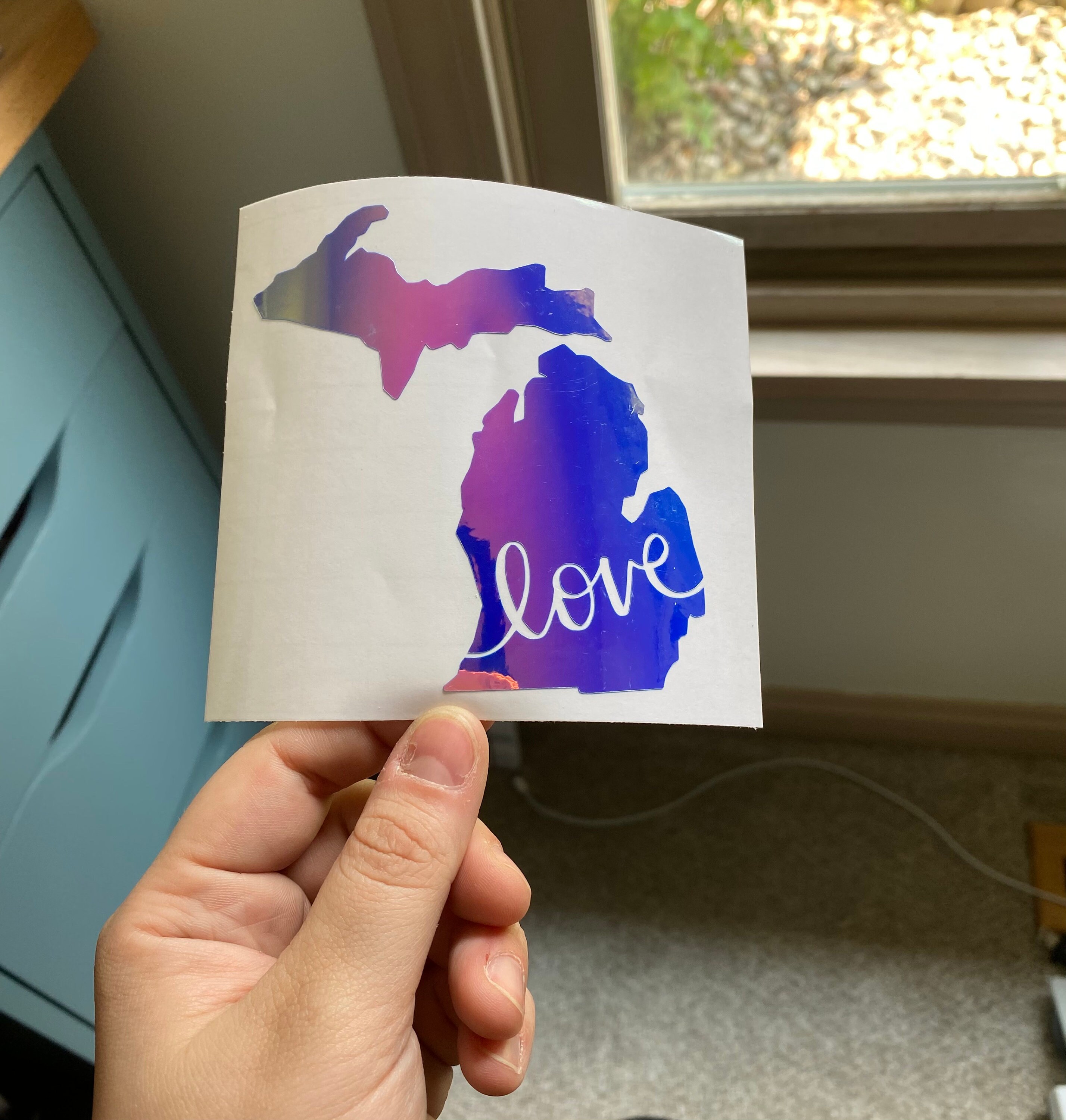 Michigan Love - Decal - Etsy