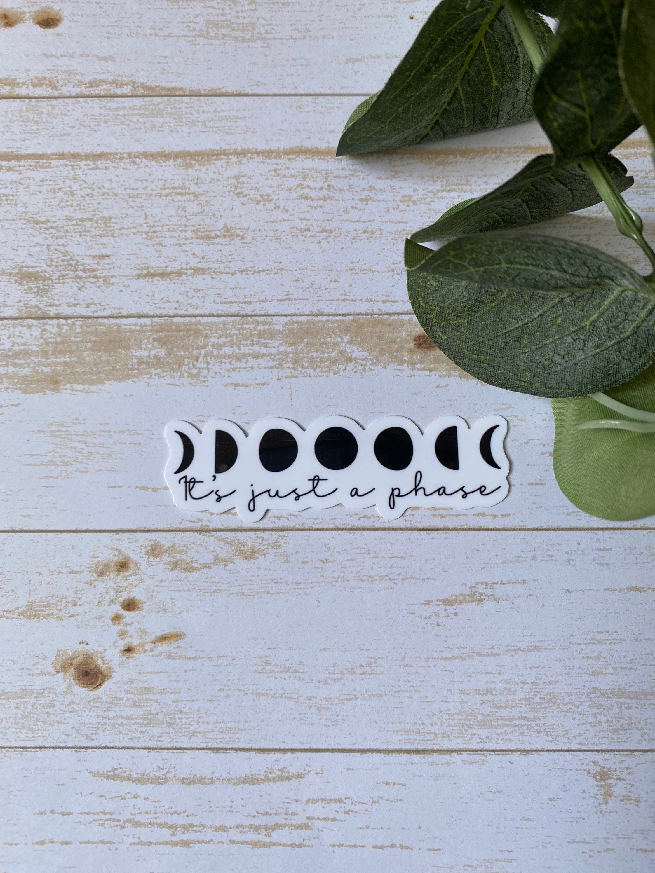 Moon Phases Sticker - Etsy