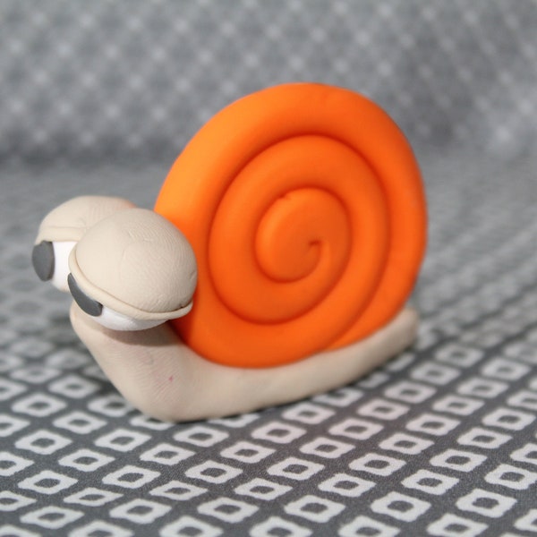Polymer Clay Snail - Etsy