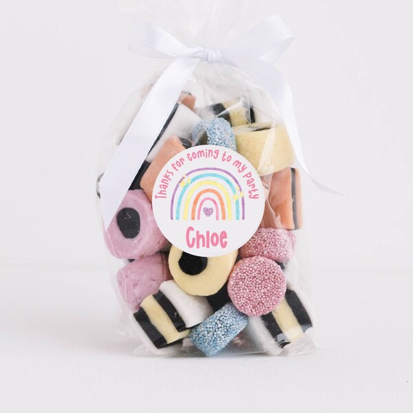 Sweet Cone Wedding Favour Stickers - Etsy