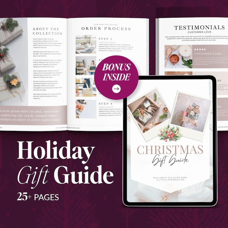 Gift Guide Template - 60+ Gift Ideas for 2025